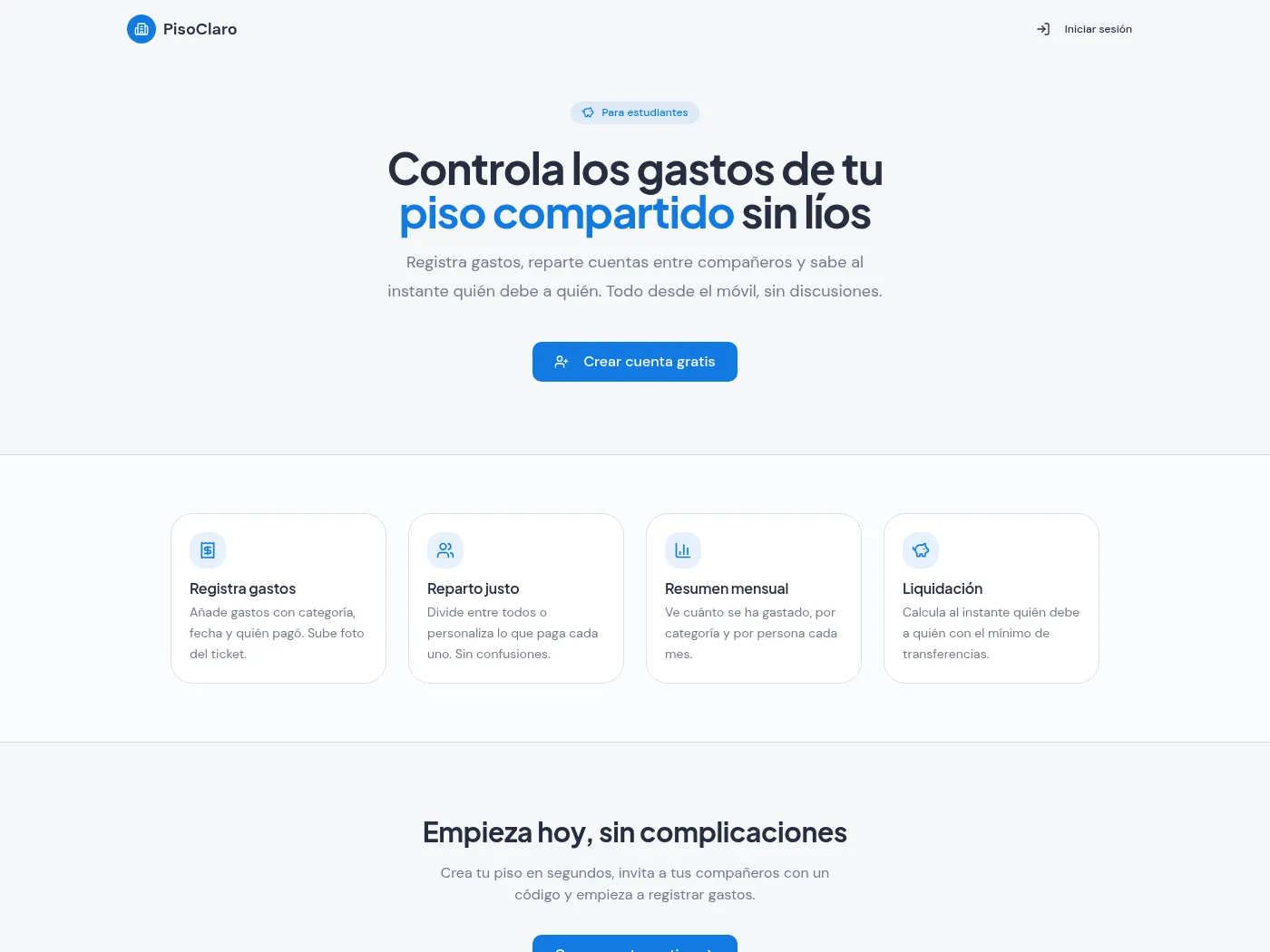 PisoClaro Expense Tracker