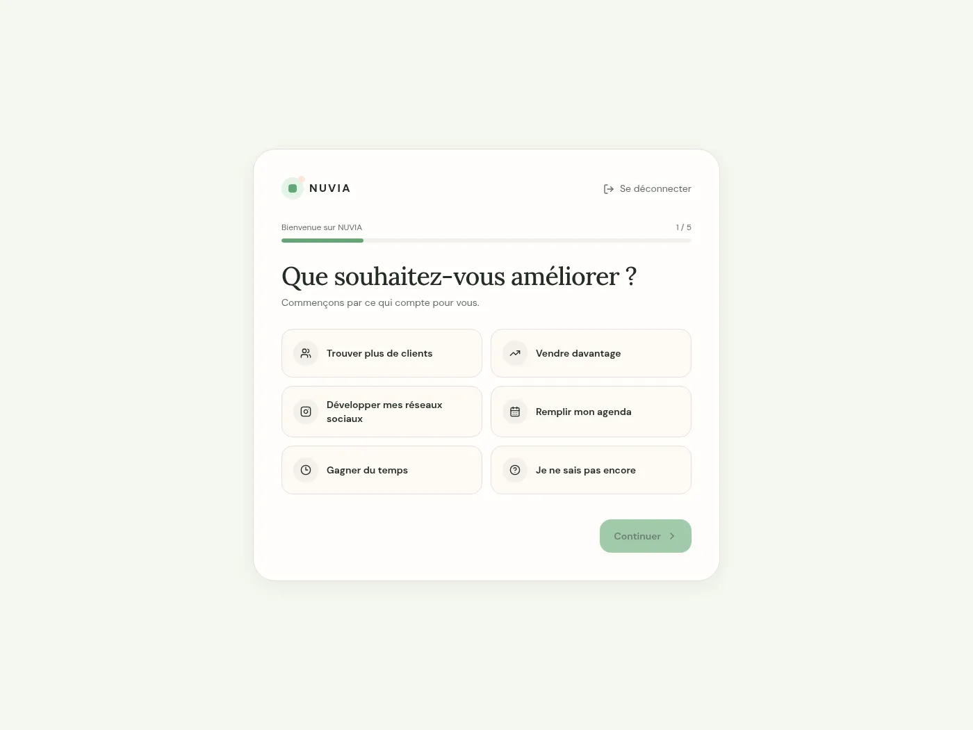 NUVIA Business Assistant SaaS