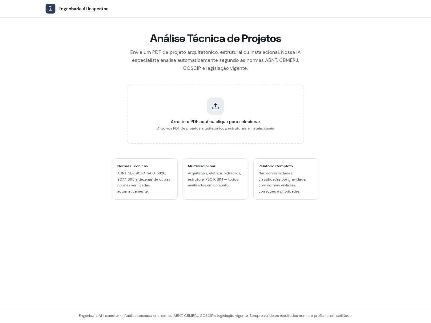 Engenharia AI Inspector