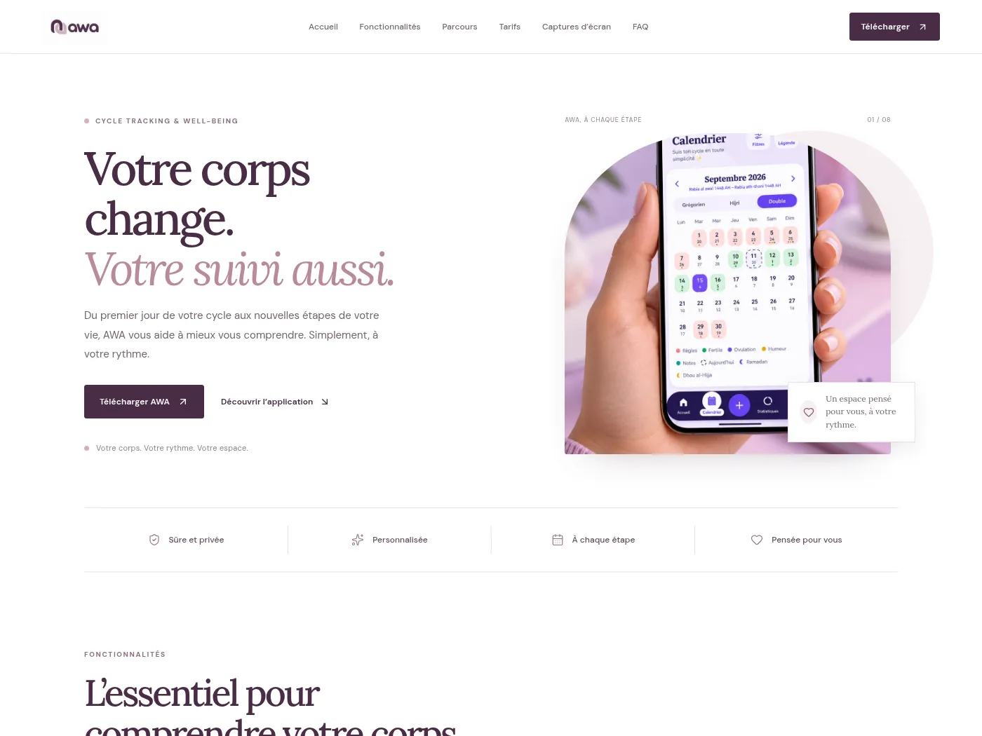 AWA Premium Landing Page