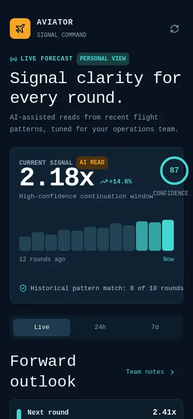 Aviator Signal Predictor