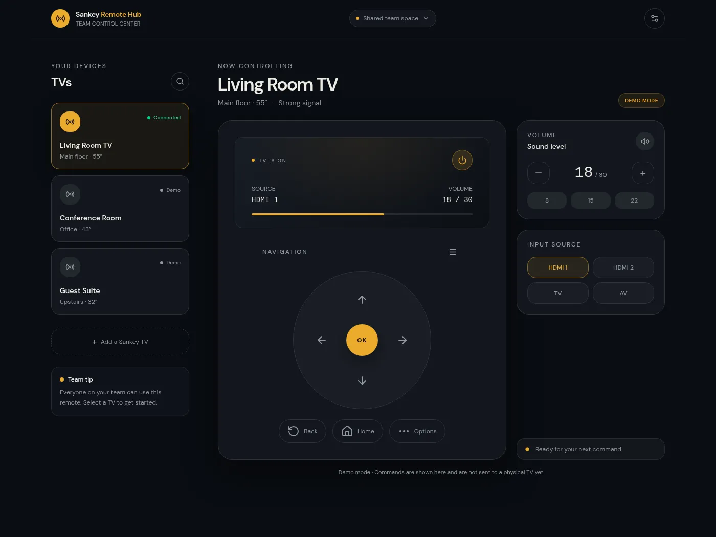 Sankey TV Remote Hub