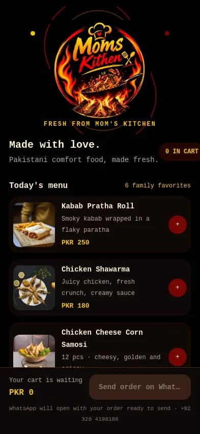 Mom's Kitchen App