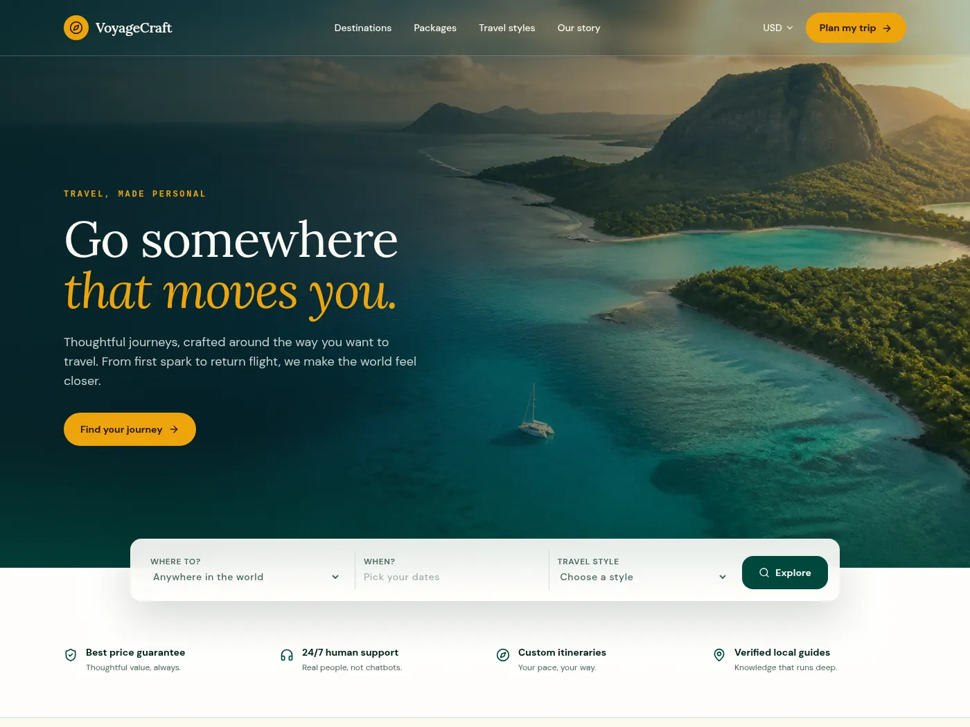 VoyageCraft CMS Site