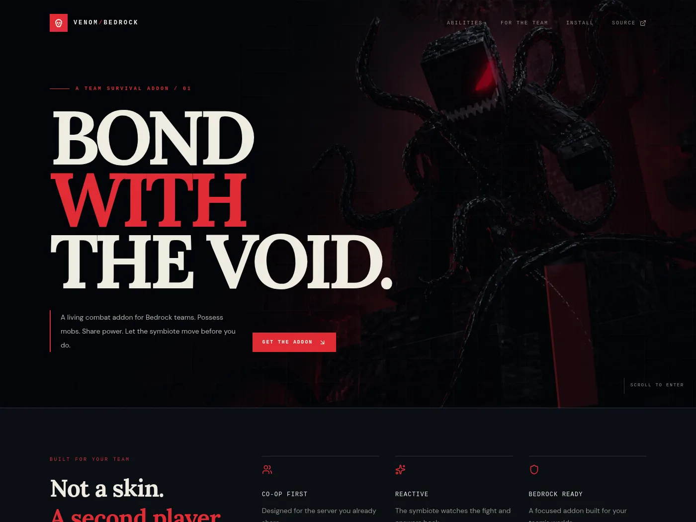 Venom Symbiote Addon