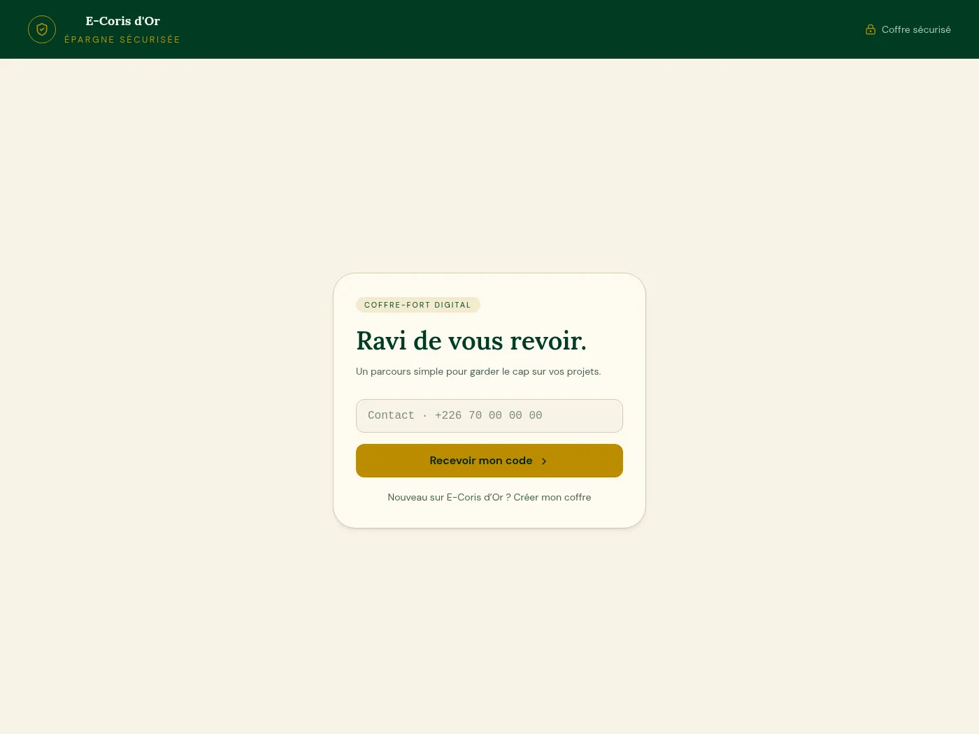 E-Coris d'Or Safe