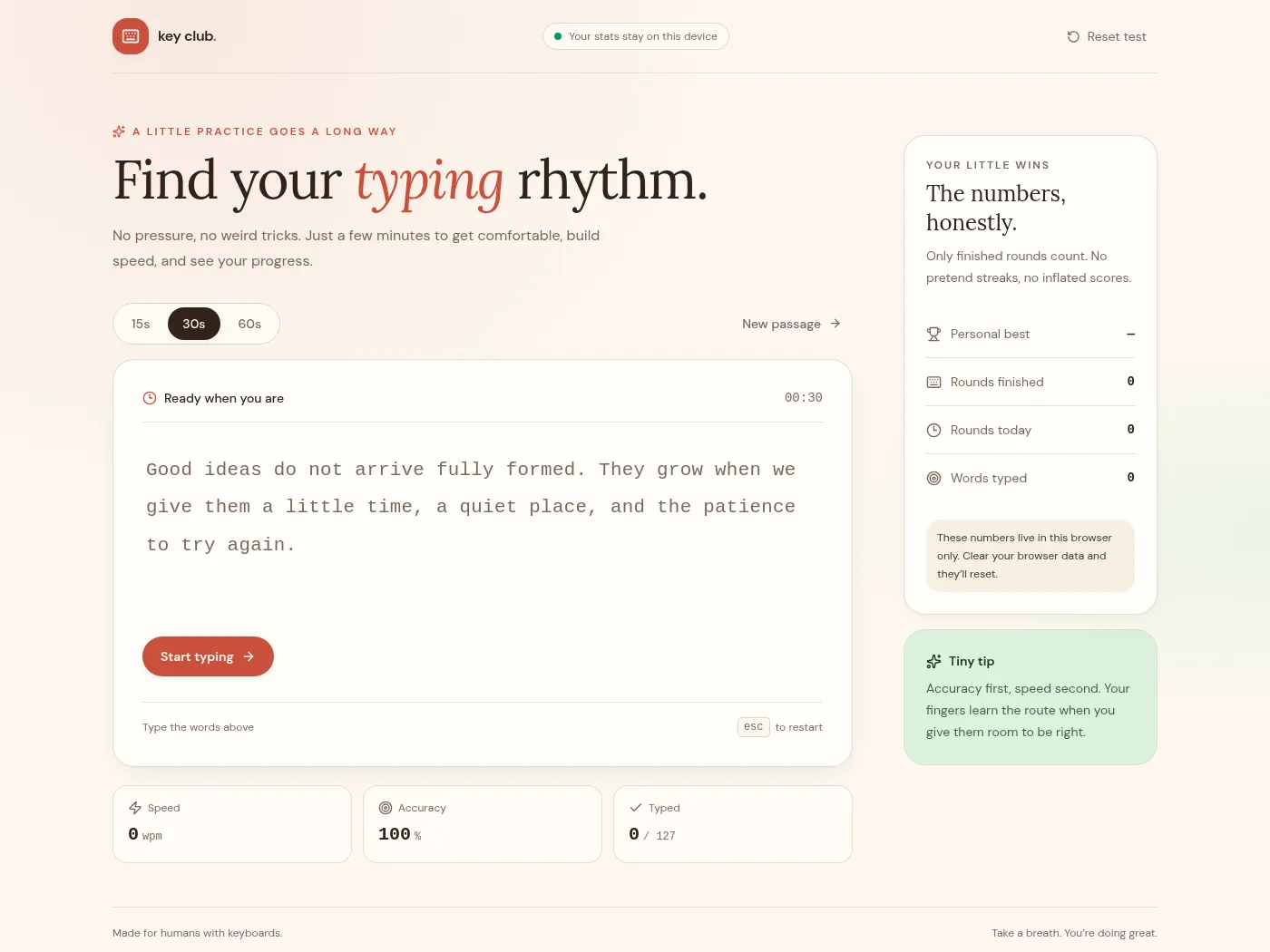 Simple Web Practice Hub