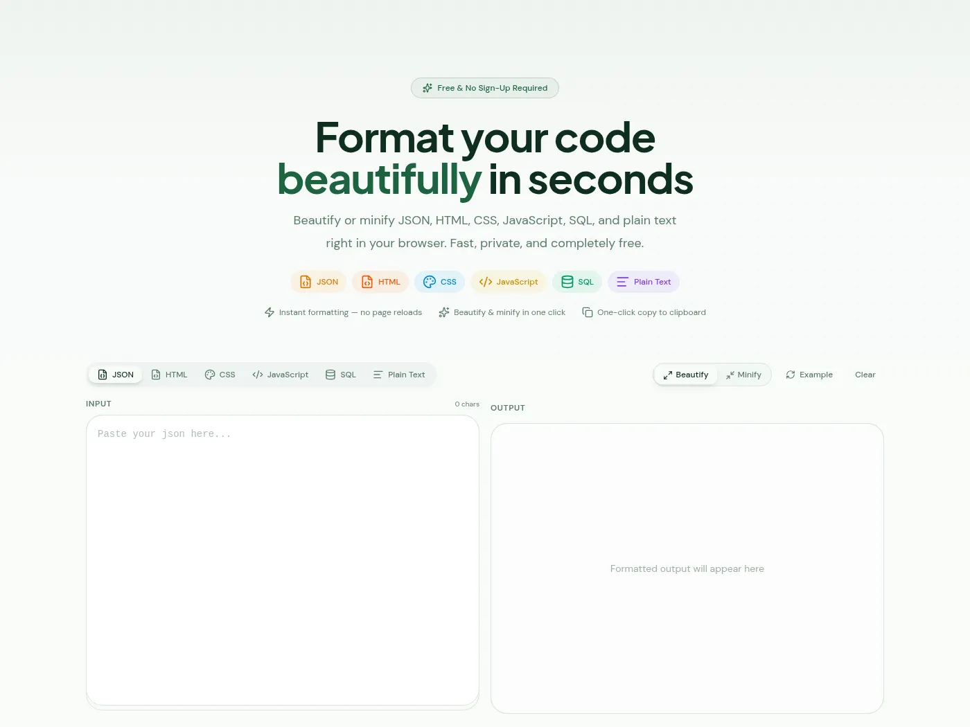 FormatEase Website