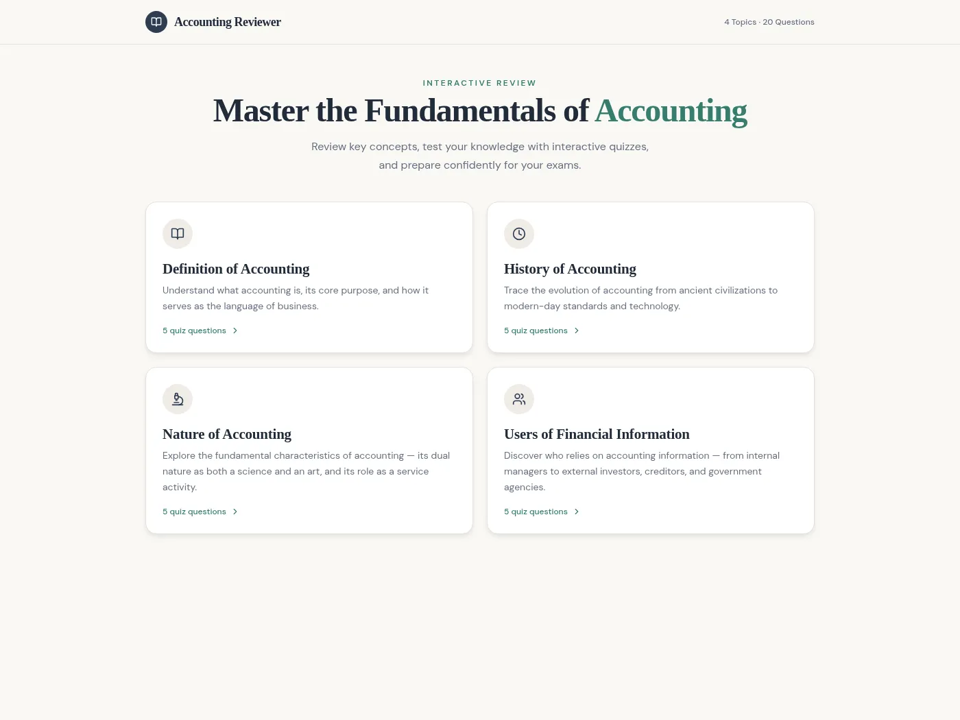 Accounting Reviewer Web