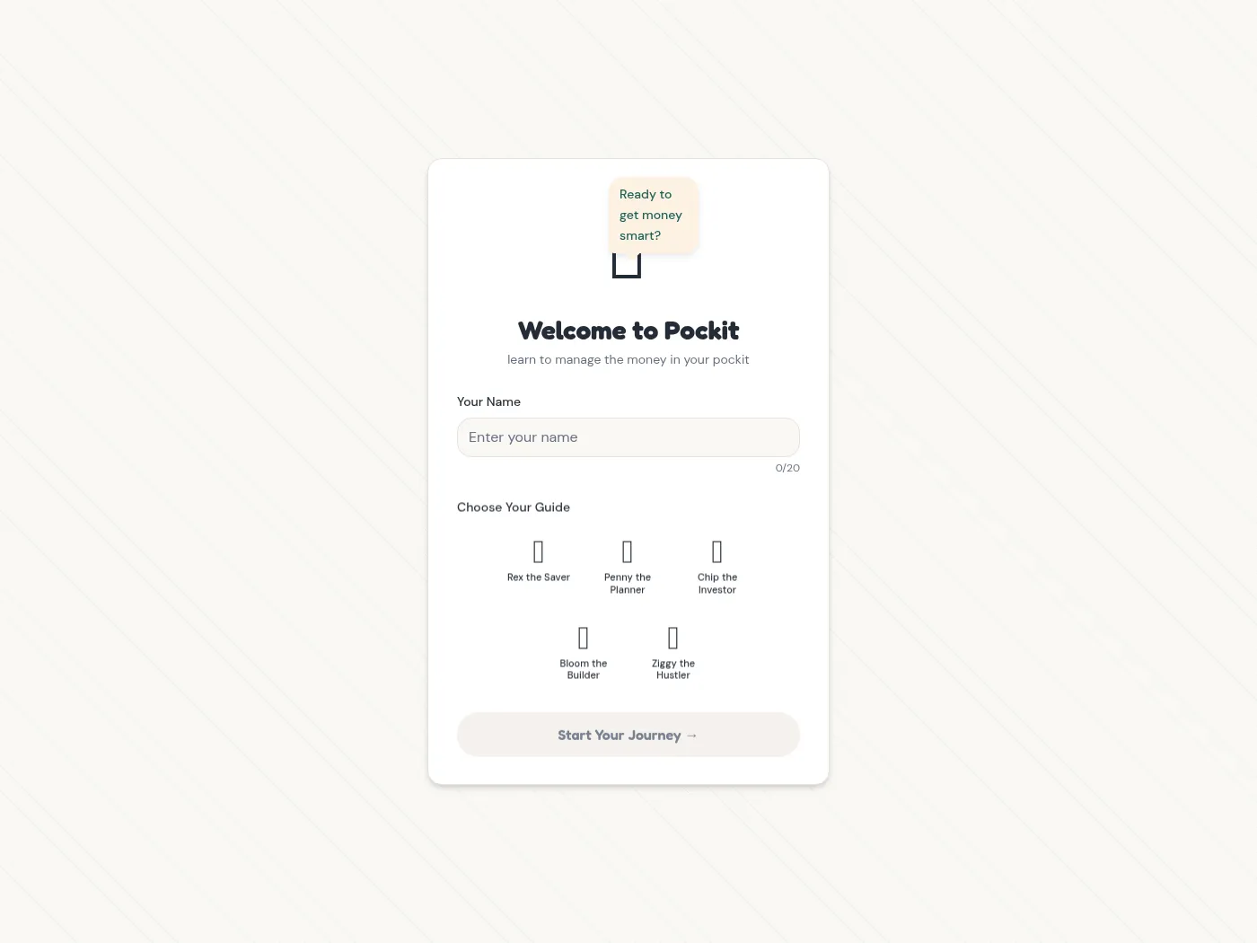 Pockit Financial Game