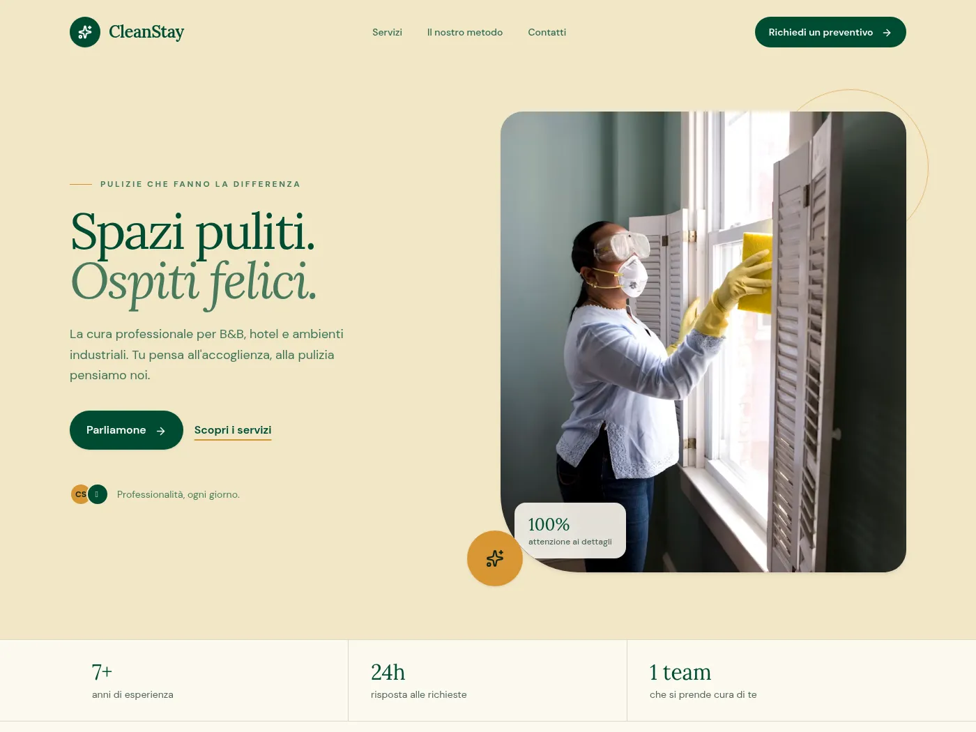 CleanStay Web Page