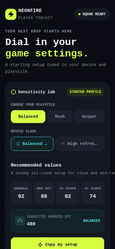 NeonFire Gamer Toolkit