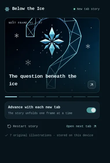 Minimalist Lake Mystery Art
