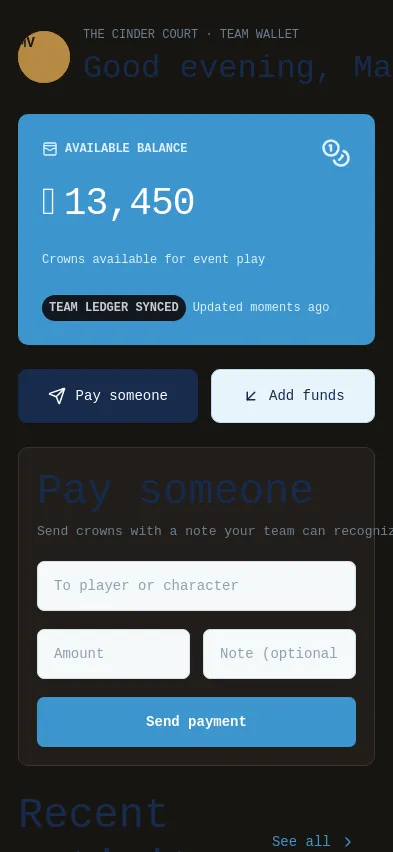 LARP Wallet App
