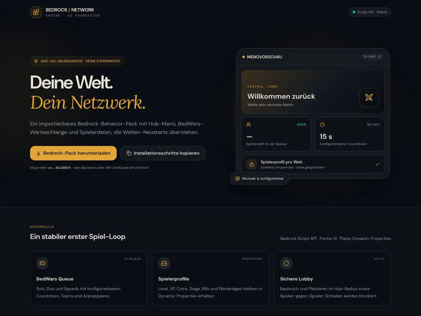 Bedrock Network Engine