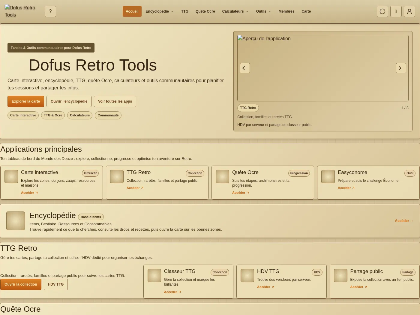Dofus Retro Tools Replica