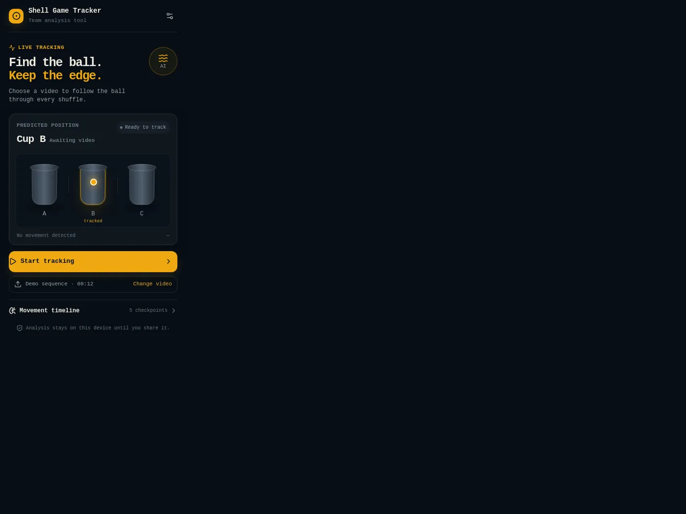 AI Shell Game Tracker