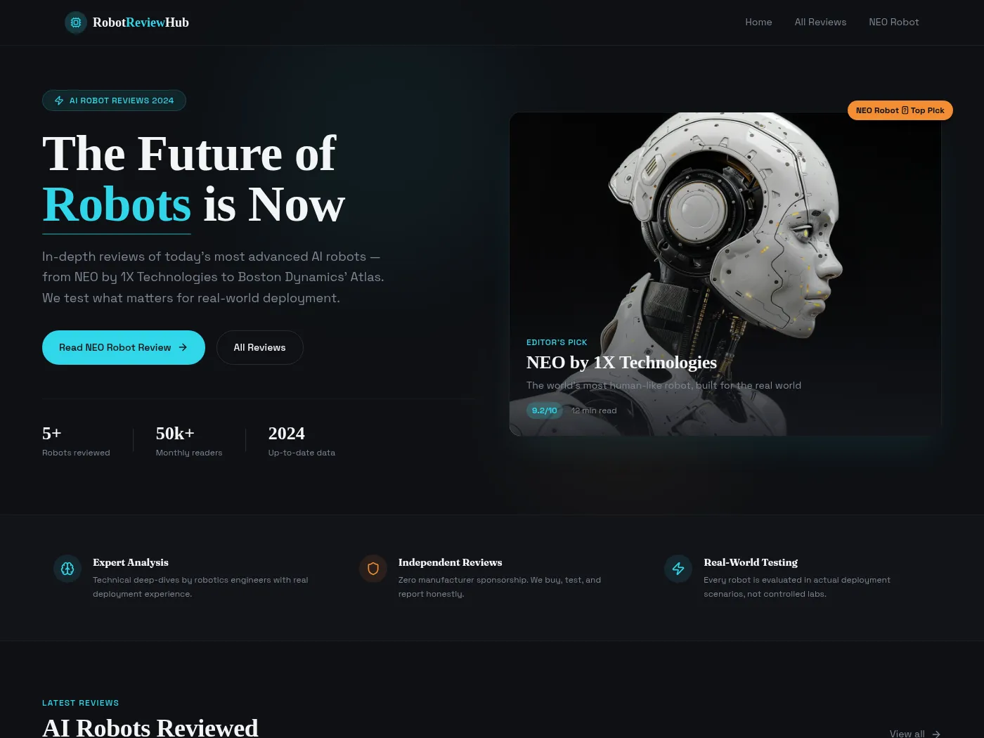 AI Robot Review Hub