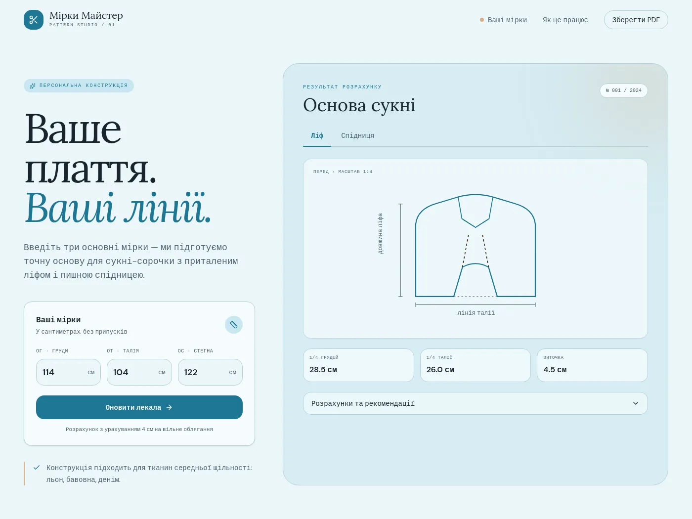 Мірки Майстер