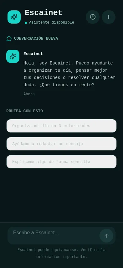 Escainet AI Assistant