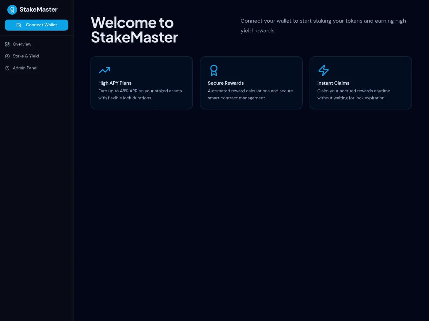 StakeMaster UI Portal