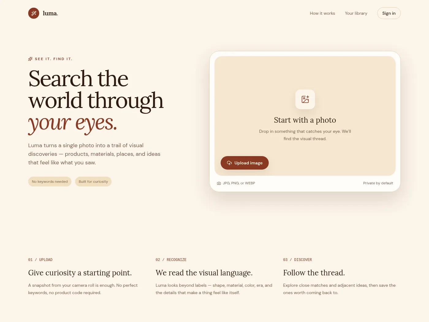 Visual Search Uploads