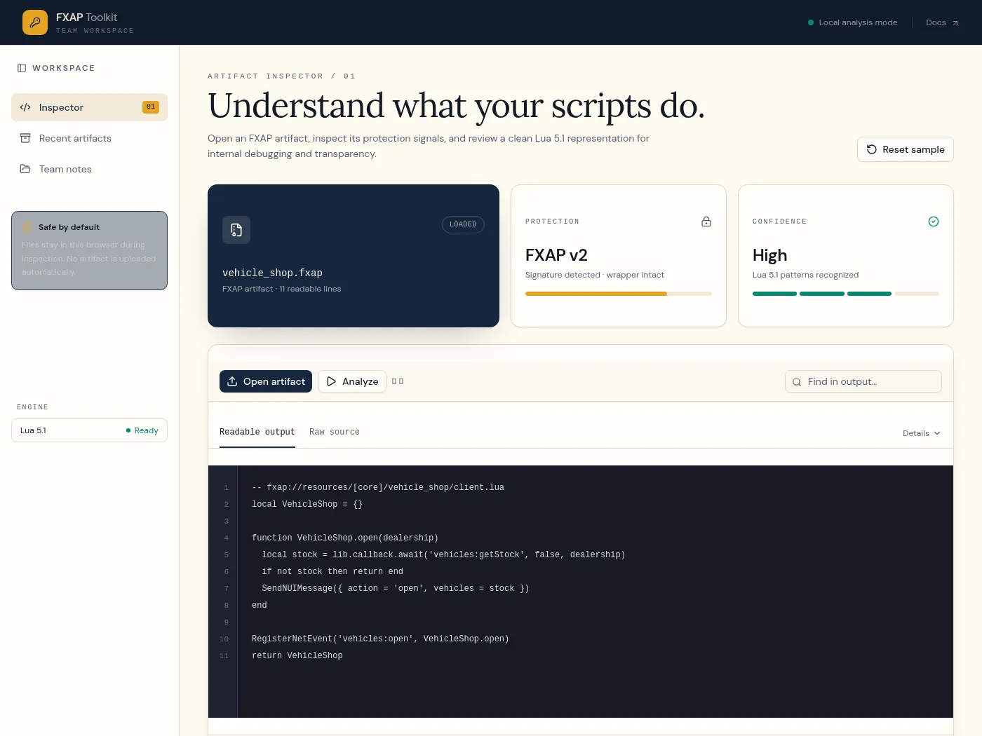 FXAP Lua Decrypt Toolkit