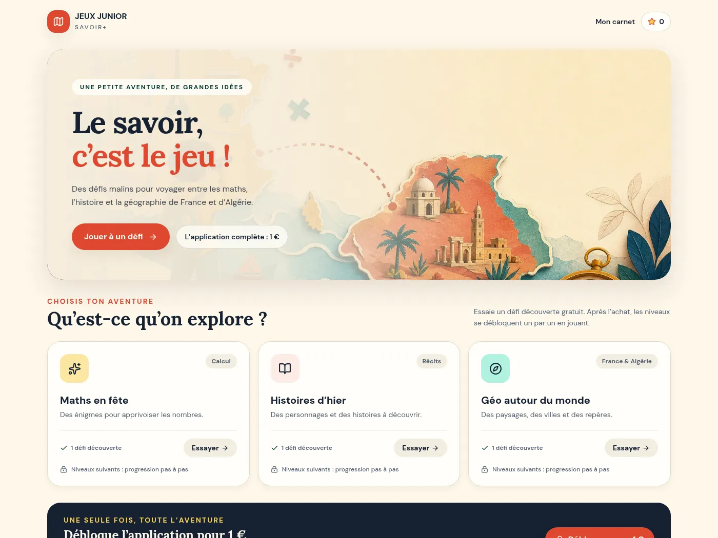 Jeux Junior Savoir+