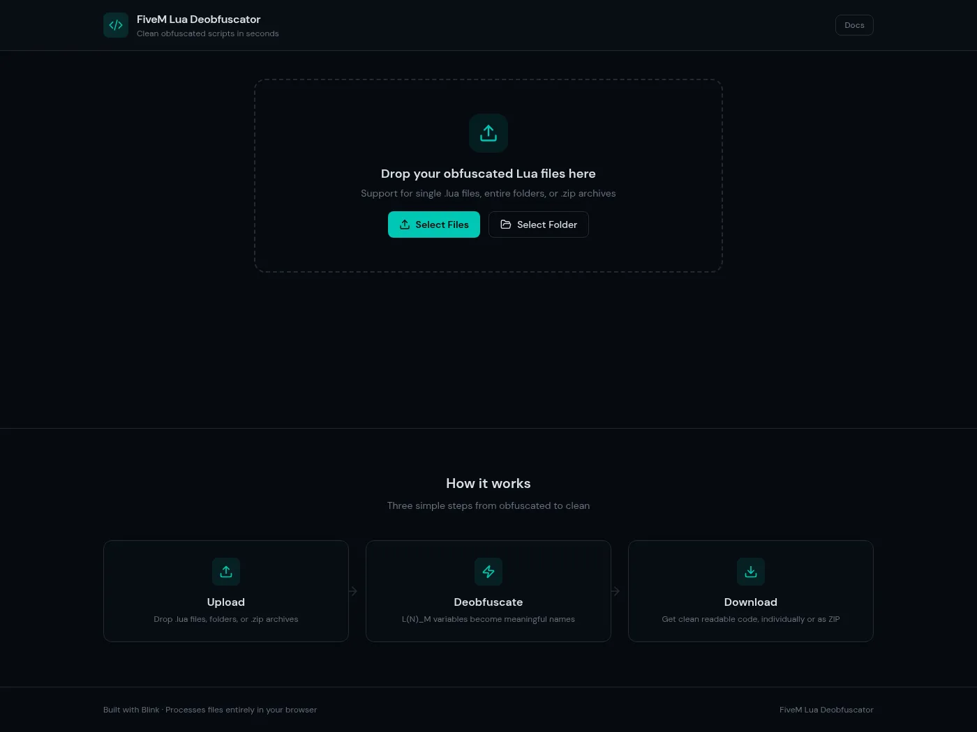 FiveM Lua Deobfuscator
