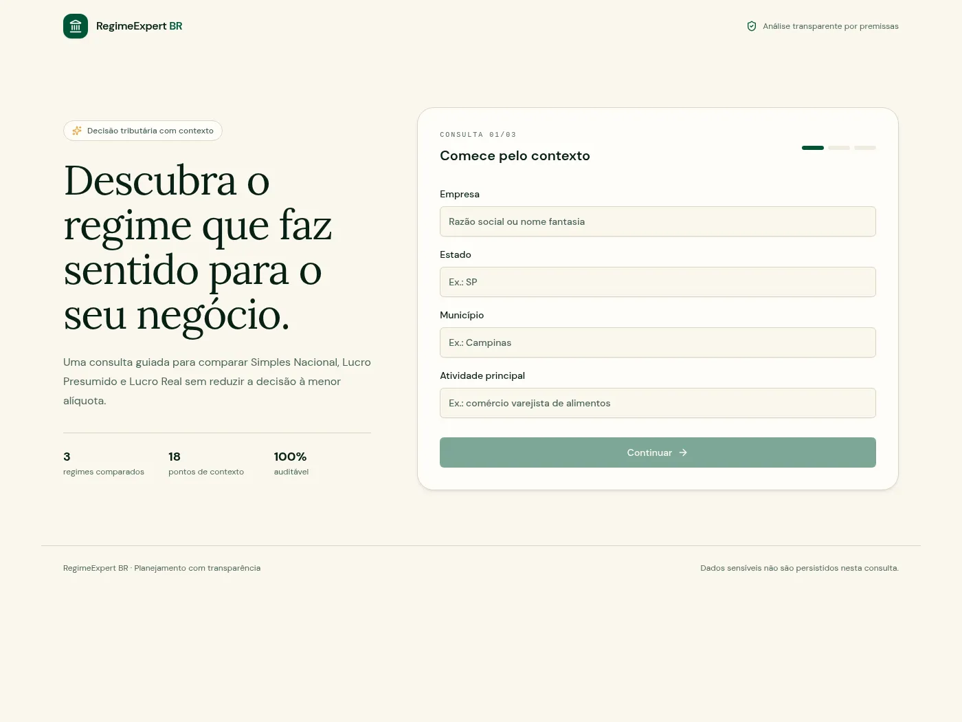 RegimeExpert BR