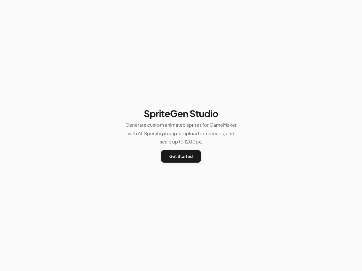 SpriteGen Studio