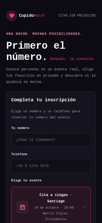 CupidoMatch Mobile