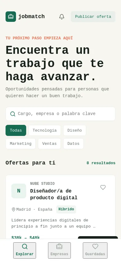 JobMatch Mobile Portal