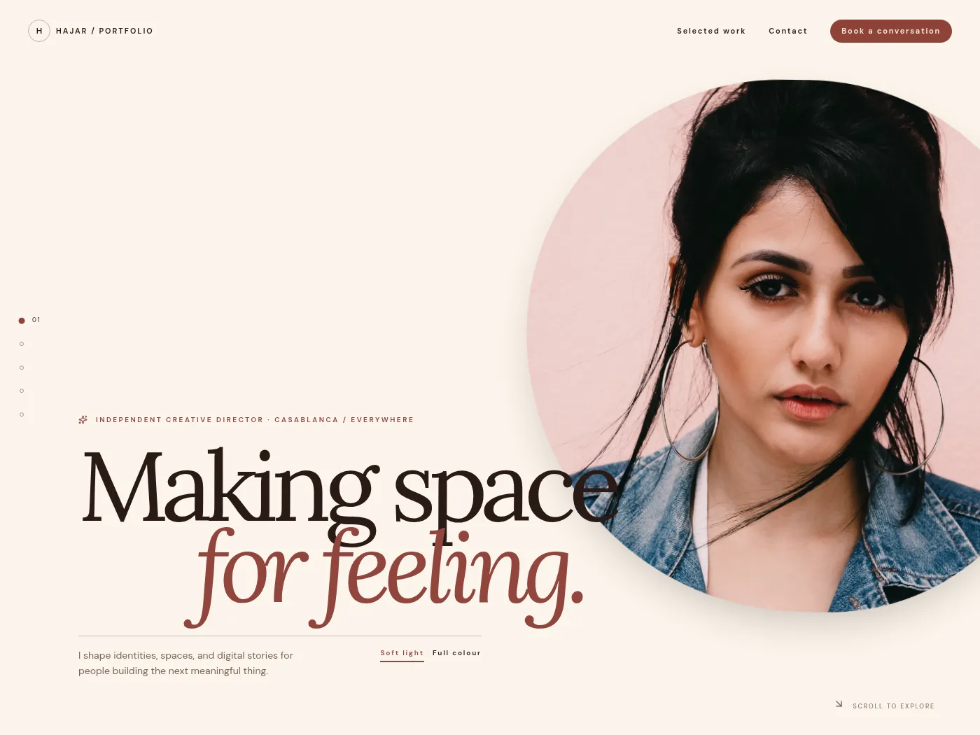 Hajar Portfolio Showcase