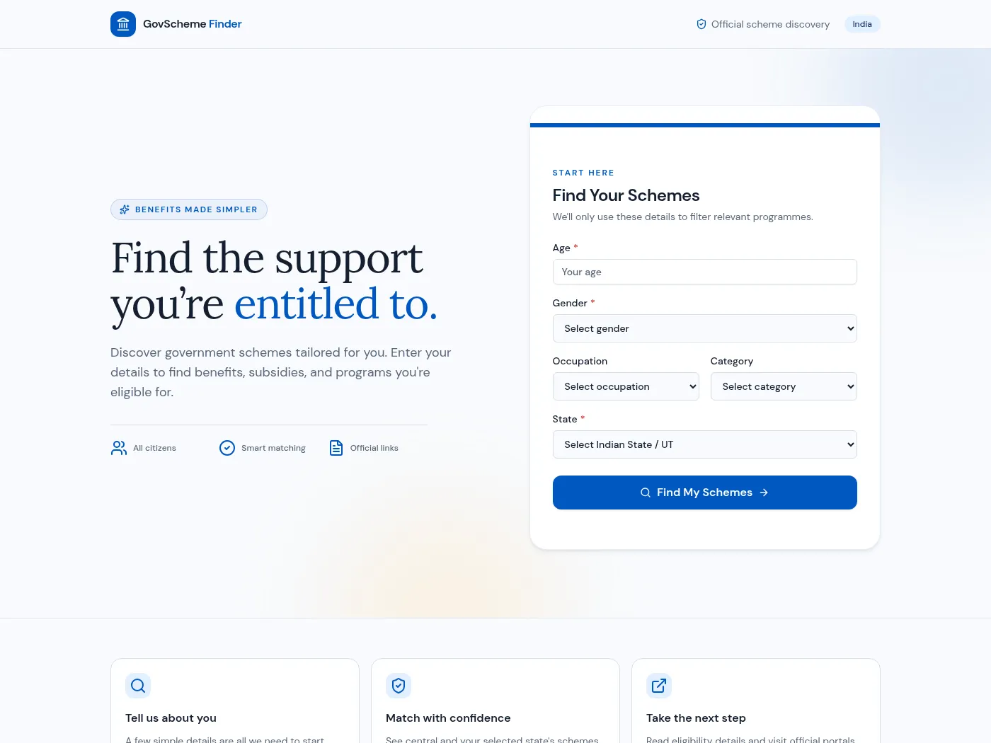 GovScheme Finder