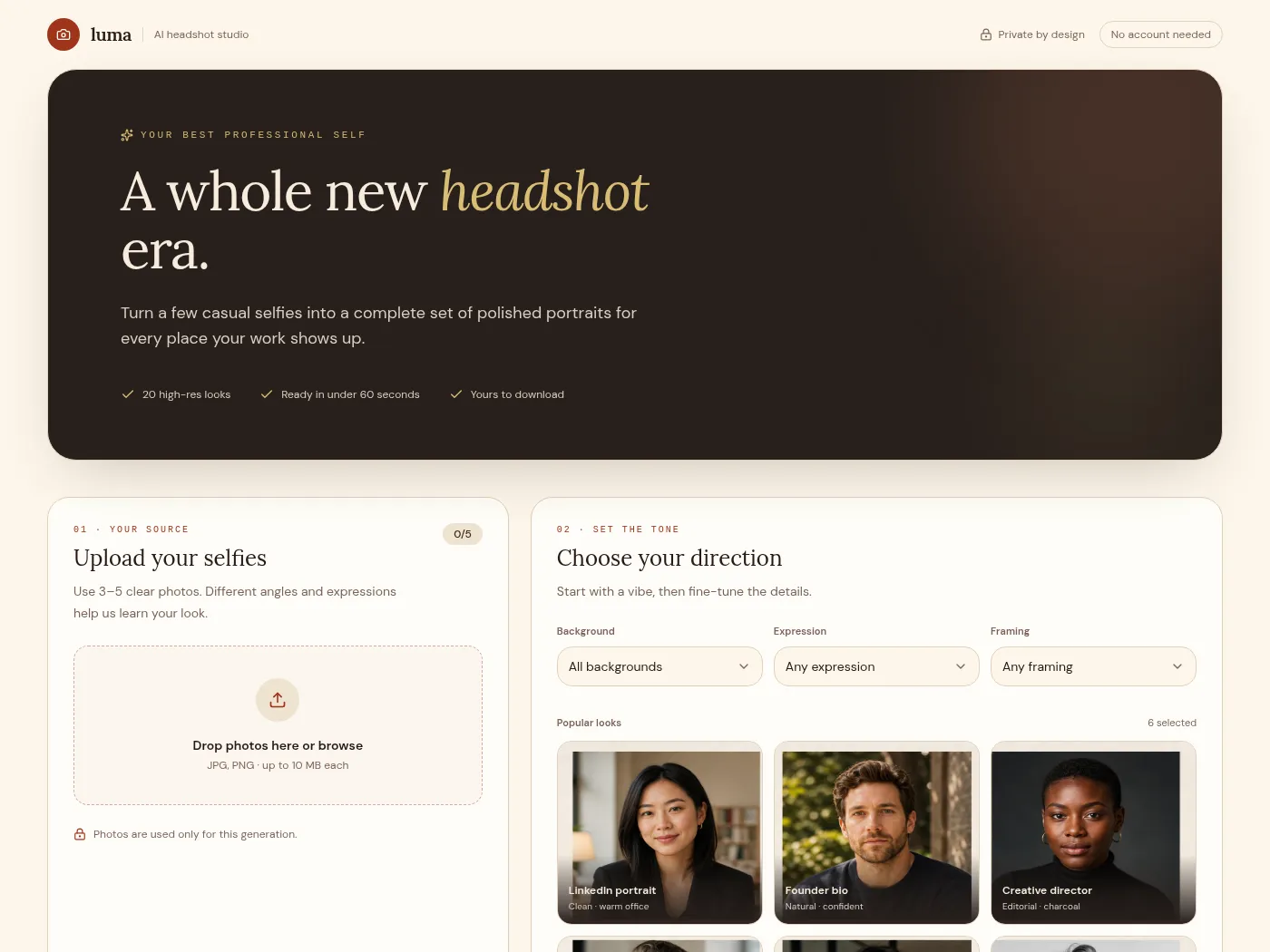 AI Headshot Studio