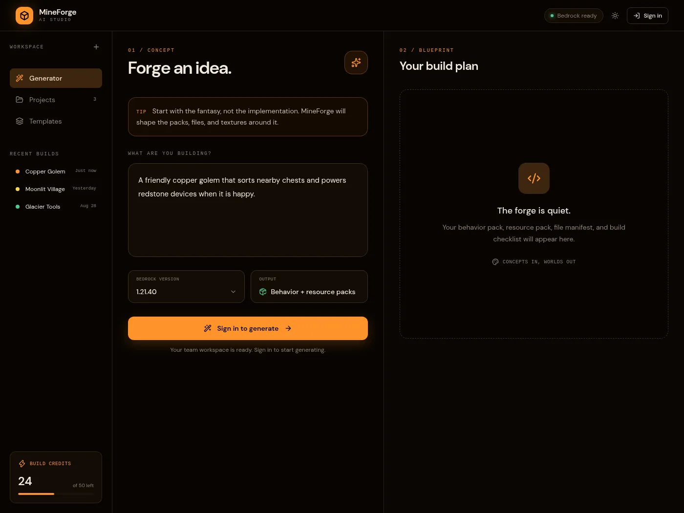 MineForge AI Studio