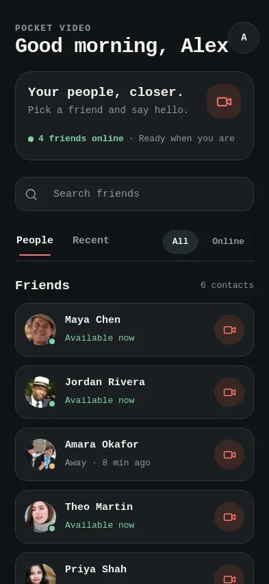 Pocket Video Chat