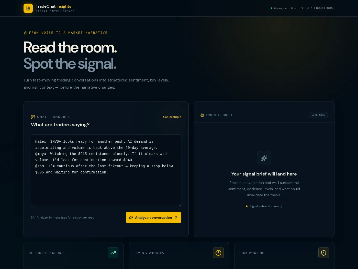 TradeChat Insights