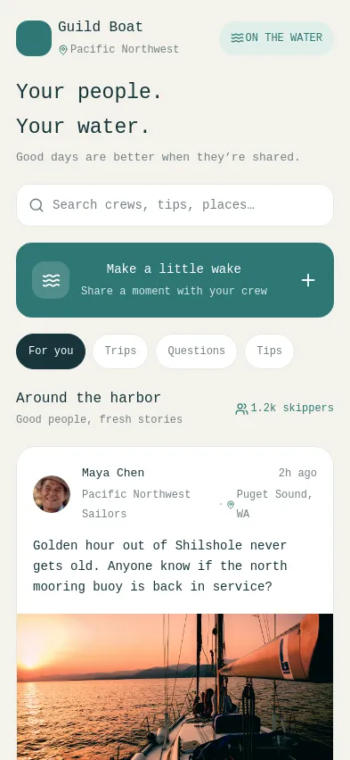 Guild Boat App