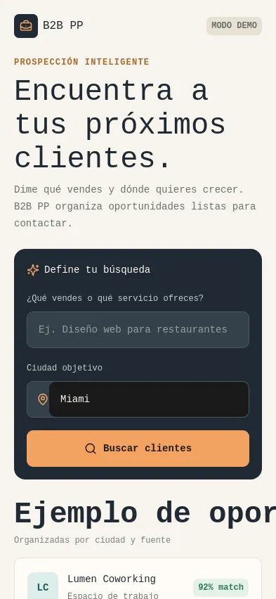 B2B Client Finder
