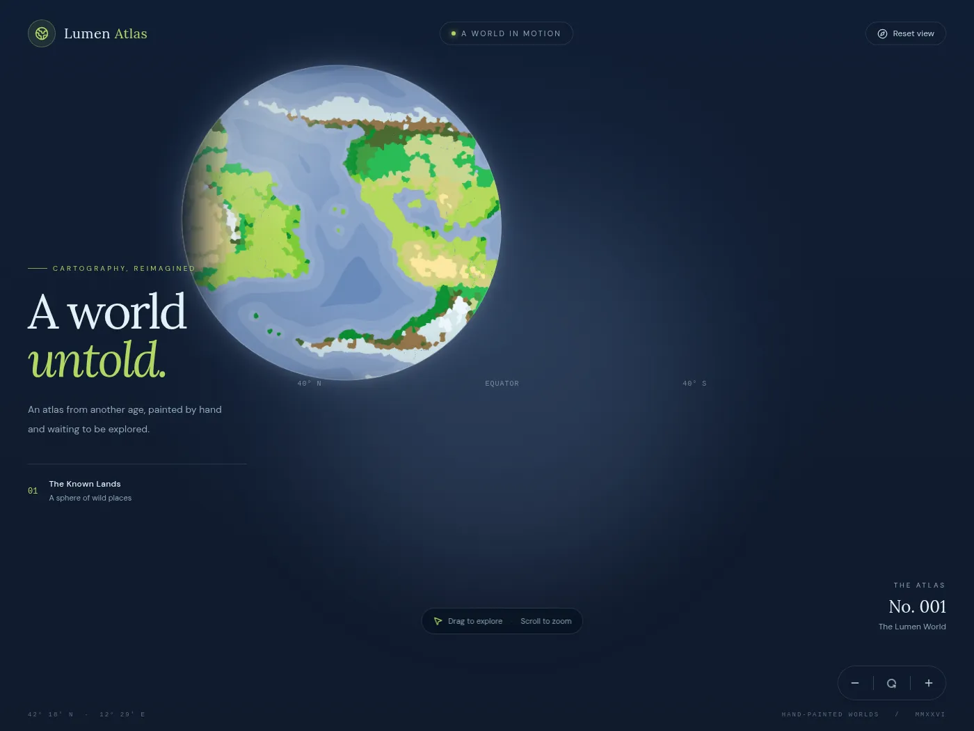 Interactive Image Globe