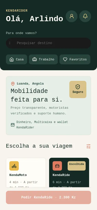 KendaRider Mobility Ecosystem