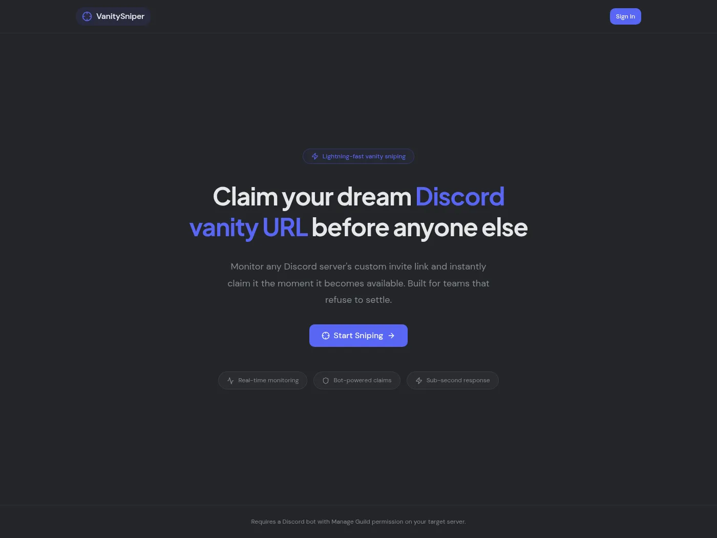 Discord Vanity Sniper