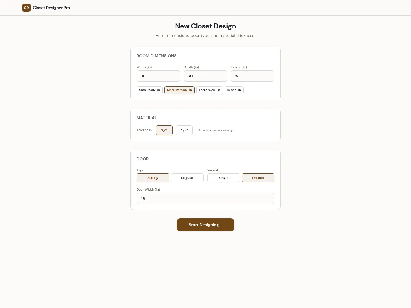 Closet Designer Pro