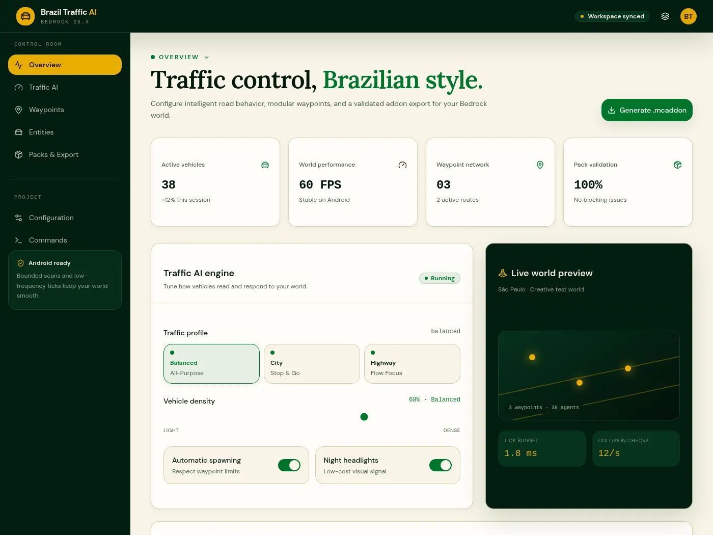 Brazil Traffic AI Addon