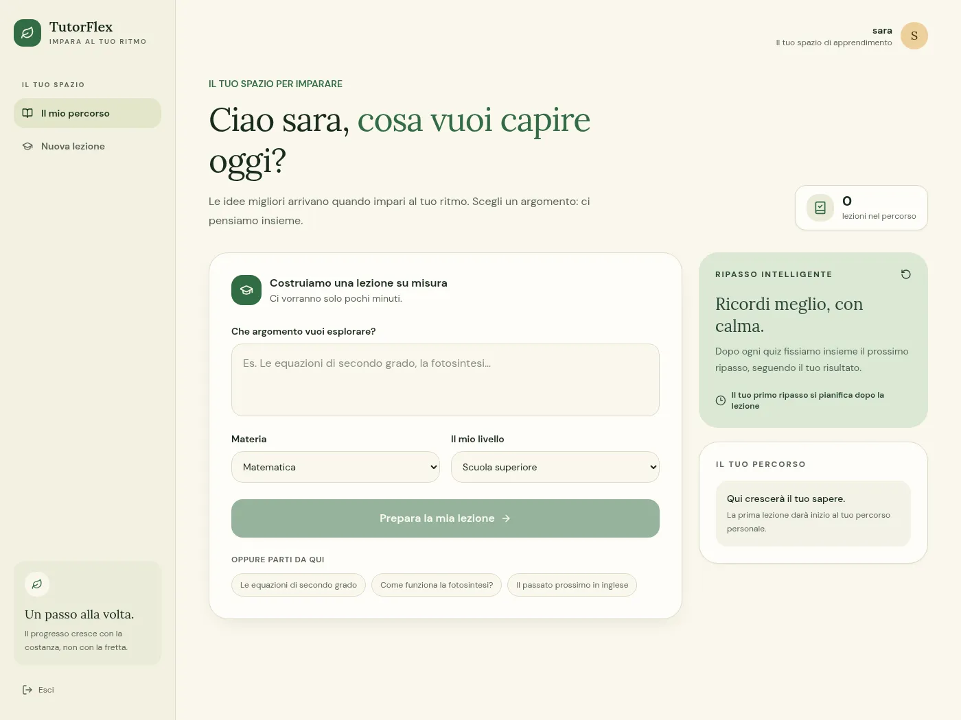 TutorFlex Adaptive Learning