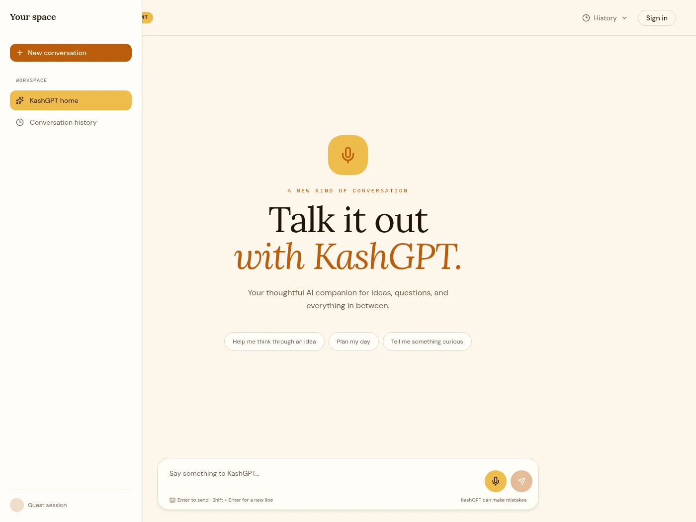 KashGPT Voice Assistant
