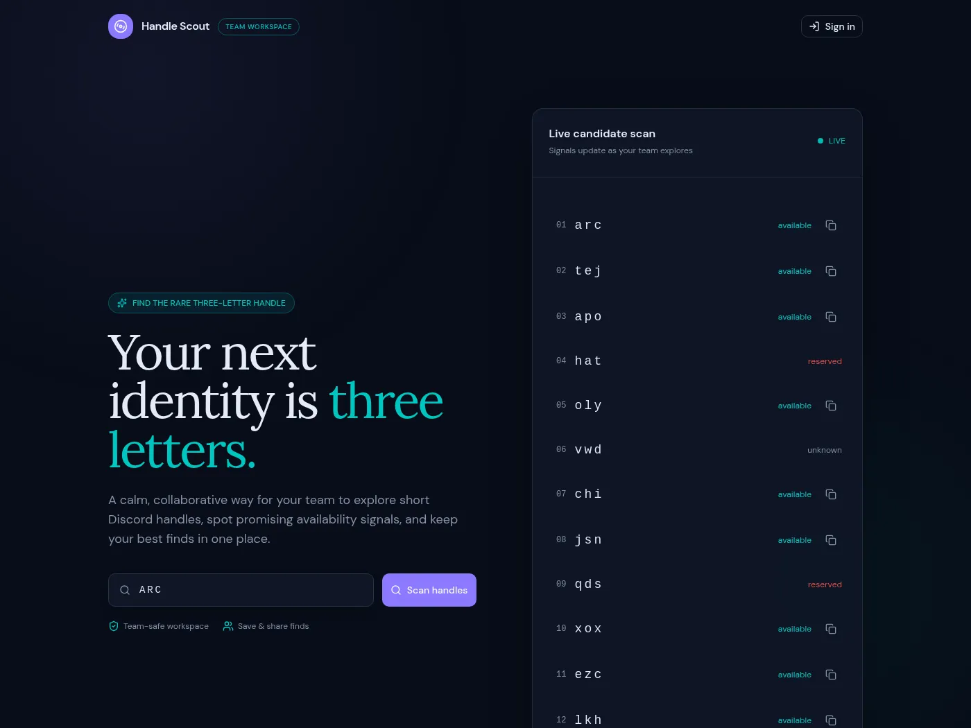 Discord Handle Finder