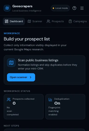 Gooscrapers B2B Chrome Extension